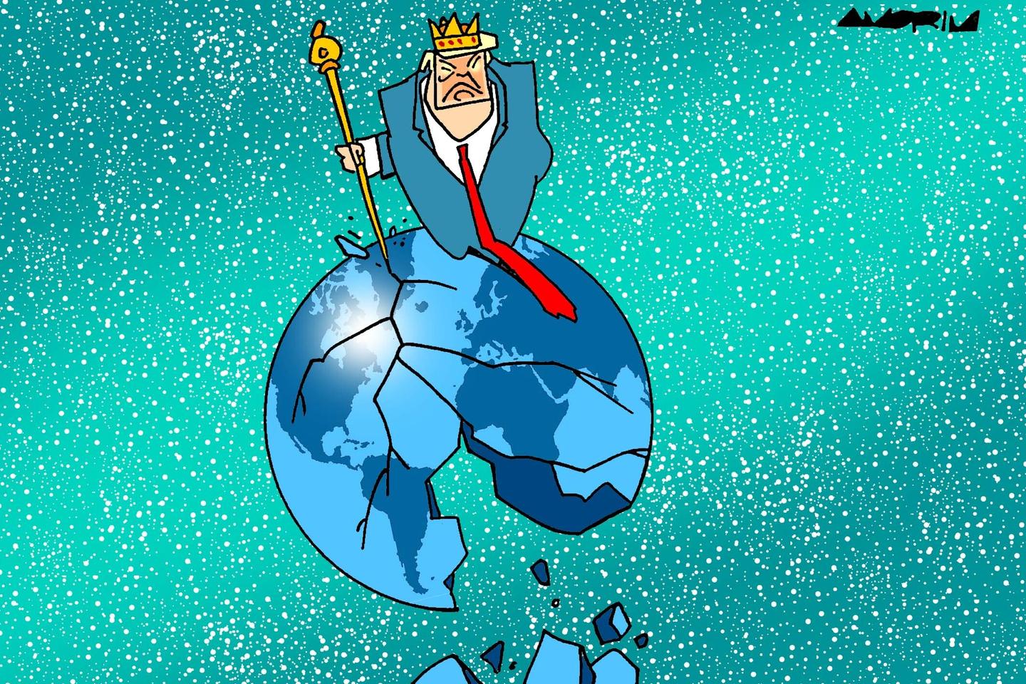 Le Monde's cartoon of the day, by Amorim