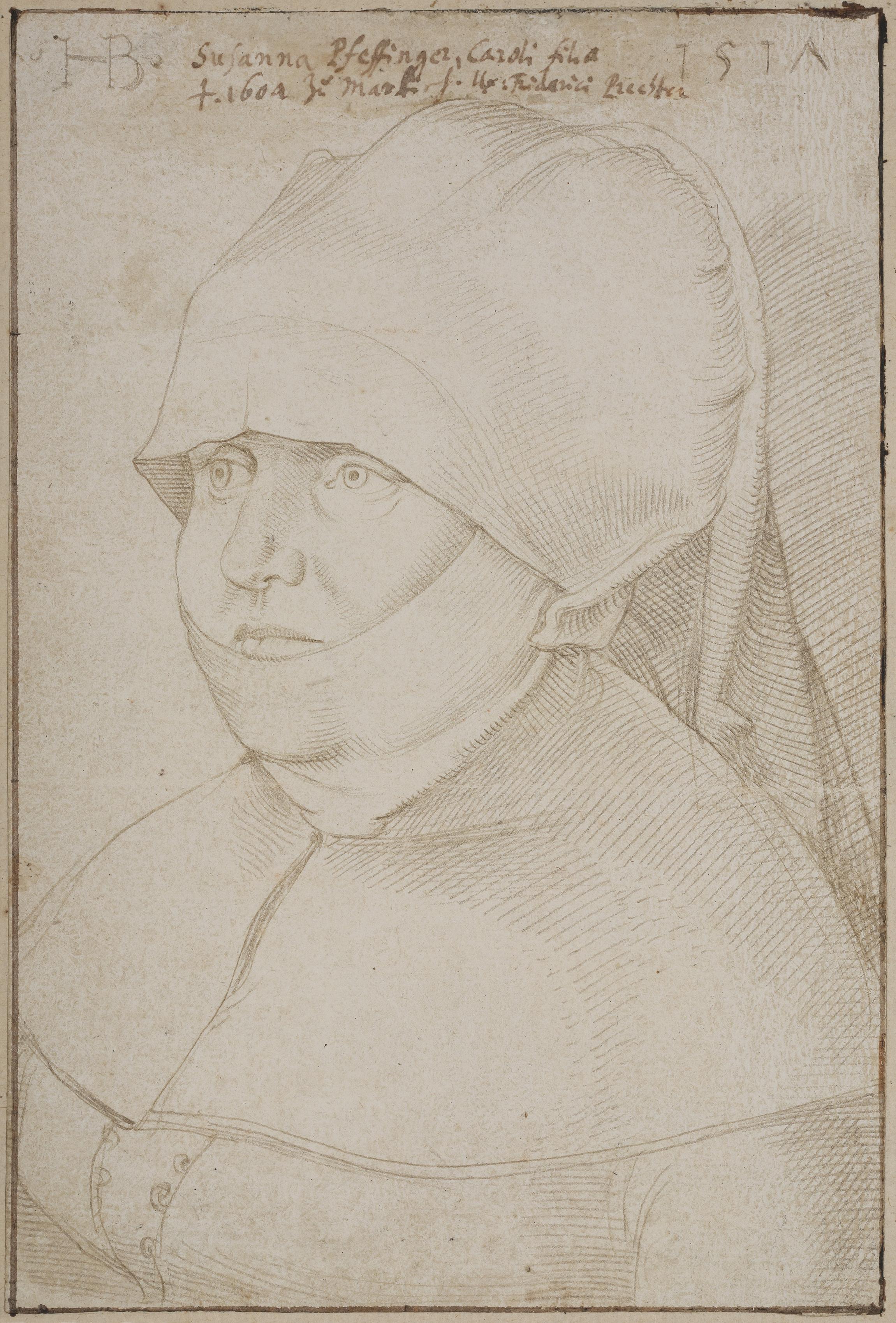 Un rare dessin du XVIᵉ siècle, signé du maître Hans Baldung Grien ...