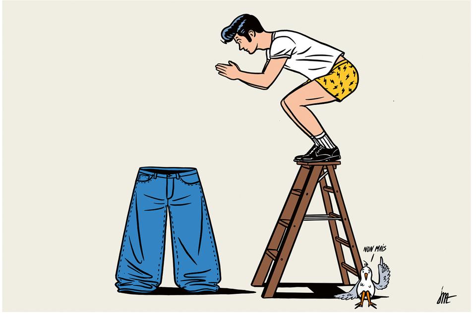 Is it ever a good idea to... wear ultra-wide trousers?