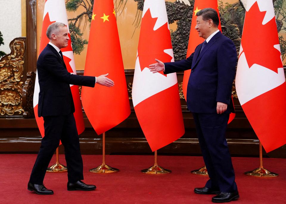 Canada's Carney hails 'strategic partnership' in talks with China's Xi
