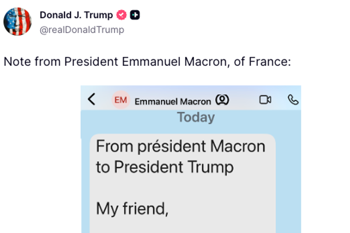 « Je ne comprends pas ce que tu fais au Groenland », écrit Emmanuel ...