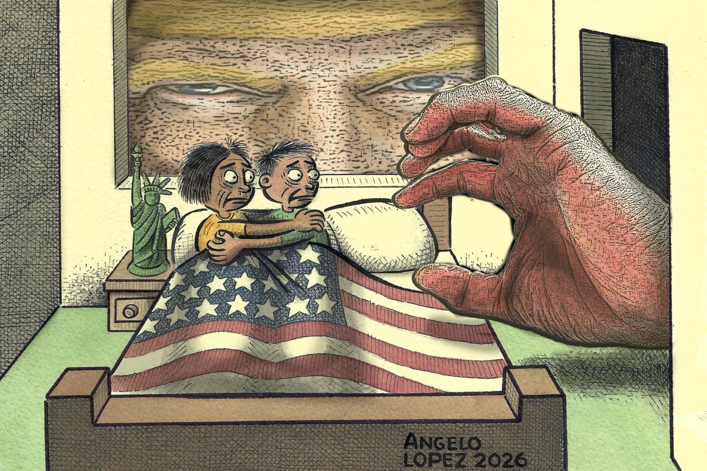 Le Monde's cartoon of the day, by Angelo Lopez