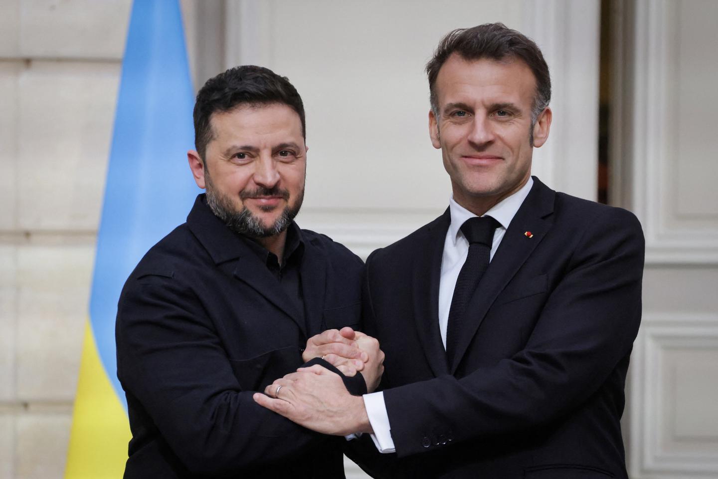 Macron says no 'respite' for Russia despite war in the Middle East