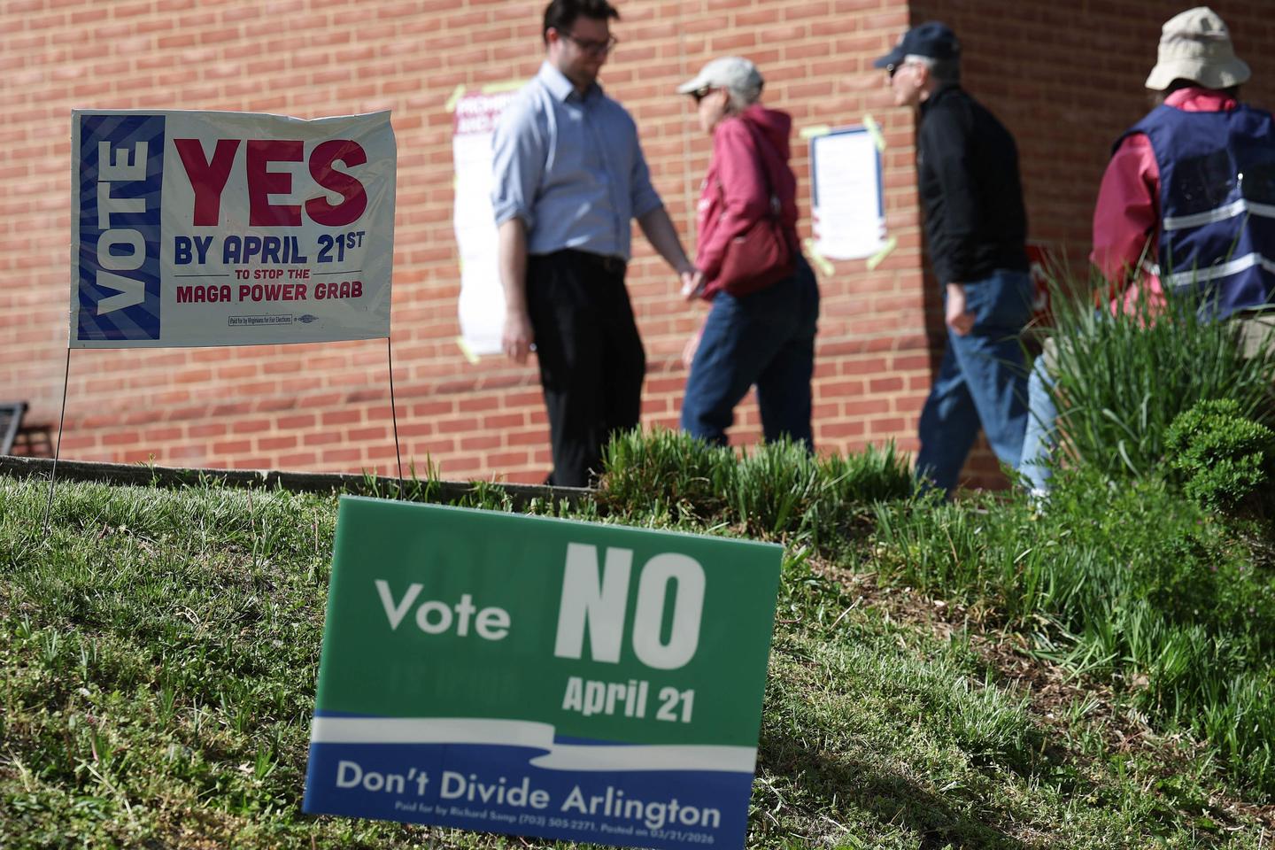 Trump claims Virginia referendum was 'rigged'