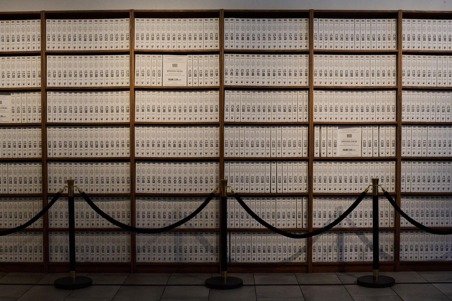 Epstein files on display at New York pop-up exhibit, all 3.5 million pages