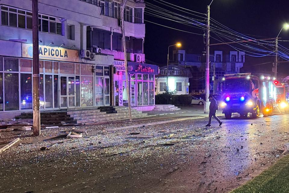 Russian drone hits apartment building in Romania