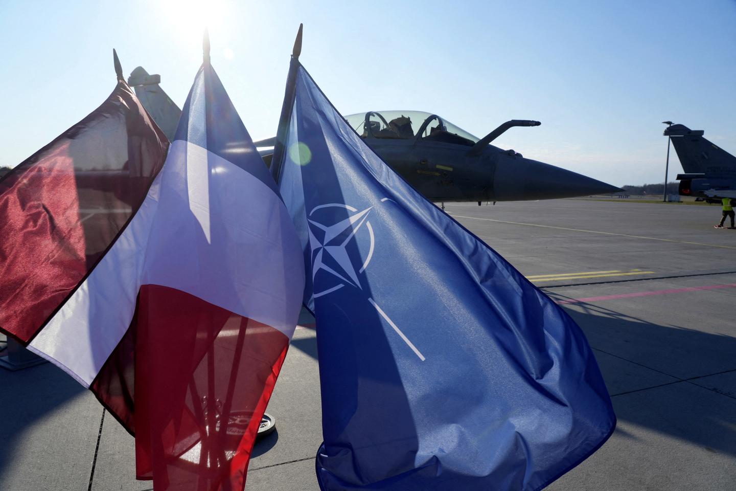 French NATO jets shoot down stray drone in Latvia