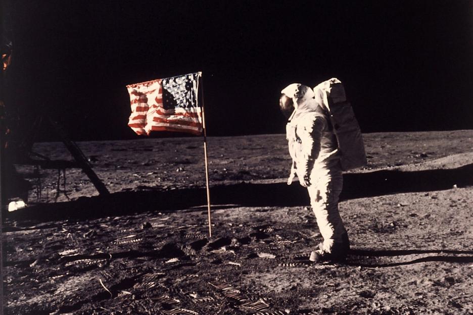 En images : il y a quarante-cinq ans, les premiers pas sur la Lune